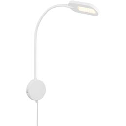 Briloner LED-Wandleuchte 2177016 wei&szlig;, 6W, 650lm, 3000K