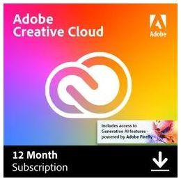 Adobe Creative Cloud Individual - 100 GB - 12 Monate / 1 Gerät - PC / MAC * DOWNLOAD * | ✔️ + 100 € gratis Geschenkbox