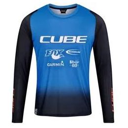 Cube VERTEX Rundhalstrikot X Actionteam langarm M