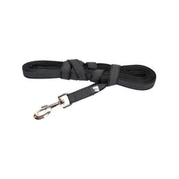 Julius K9 Julius-K9 C&G - Super-grip leash black/grey 20mm/10.0m with handle