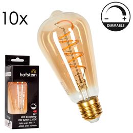 hofstein LED E27 10er Set 6 Watt 2200 Kelvin 320 Lumen
