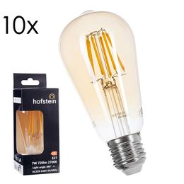 hofstein LED E27 10er Set 6 Watt 2700 Kelvin 720 Lumen