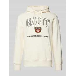 Gant Hoodie mit Label-Print