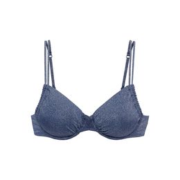 Lascana Bikinitop Damen Größe 75 nachtblau