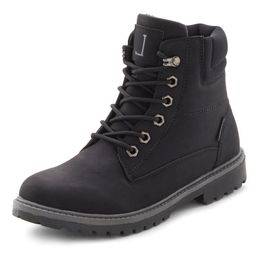 Lascana Schnürstiefel Damen Größe 38 schwarz Winterschuhe