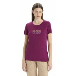 Icebreaker Merino Tech Lite II Mountain Geology - T-Shirt - Damen