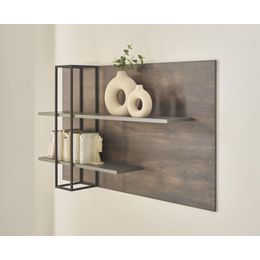 Wandregal Inosign "LARGO" Regale Gr. B/H/T: 152 cm x 90 cm x 26 cm, braun (thermo oak dekor) Breite ca. 152 cm