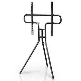 Hama TV-Ständer "TV Ständer, Staffelei freistehend, 191 cm, 75 Zoll" Gerätehalterungen TV Stand, höhenverstellbar, bis 40 Kg schwarz