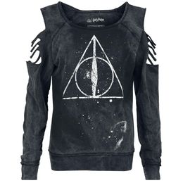 Harry Potter Deathly Hallows Sweatshirt schwarz in L 17457-HP Sweat-Shirt Gills Magix Day Black
