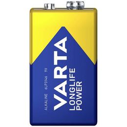 Varta LONGLIFE Power 9V Bli 2 9 V Block-Batterie Alkali-Mangan 580 mAh 9 V 2 St.