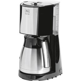 Melitta Enjoy Therm Kaffeemaschine Schwarz, Edelstahl Fassungsvermögen Tassen=10 Isolierkanne, mit Druckbrühsystem