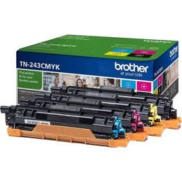 Brother Toner TN-243 Multipack Original Kombi-Pack Schwarz, Cyan, Magenta, Gelb 1000 Seiten TN243CMYK