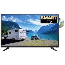 Reflexion LED-TV 100 cm 40 Zoll EEK F (A - G) DVB-C, DVB-S2, DVB-T2, DVB-T2 HD, DVD-Player, Full HD, PVR ready, Smart TV, WLAN, CI+ Schwarz