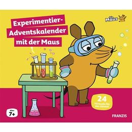 Franzis Verlag Mit der Maus Experimentier-Adventskalender mit der Maus Experimente Adventskalender Altersklasse ab 7 Jahre