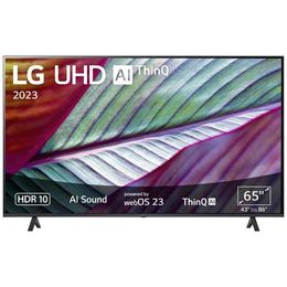 LG Electronics 65UR78006LK.AEUD LCD-TV 165 cm 65 Zoll EEK F (A - G) CI+, DVB-C, DVB-S2, DVB-T2, WLAN, UHD, Smart TV Schwarz