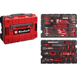 Einhell E-CASE 370570 Werkzeugkoffer bestückt 80teilig (B x H x T) 44.4 x 32.9 x 13.1 cm