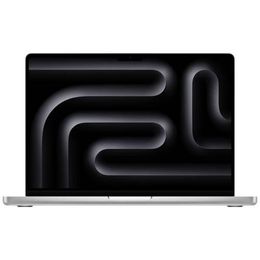 Apple MacBook Pro 14 (M3, 2023) 36.1 cm (14.2 Zoll) 8 GB RAM 1 TB SSD 8‑Core CPU 10-Core GPU Silber MR7K3D/A