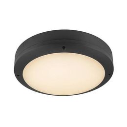 SLV 1007514 Outdoor Bulkhead V 360 Außendeckenleuchte LED 20 W Schwarz