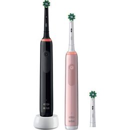 Oral-B Pro3 3900 612626 Elektrische Zahnbürste Schwarz, Rose