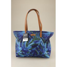 LE TANNEUR Damen Handtasche, blau, Gr.