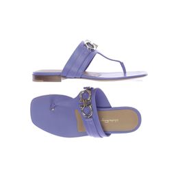 Salvatore Ferragamo Damen Sandale, blau, Gr. 8