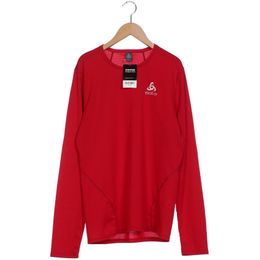 Odlo Herren Langarmshirt, rot, Gr. 52