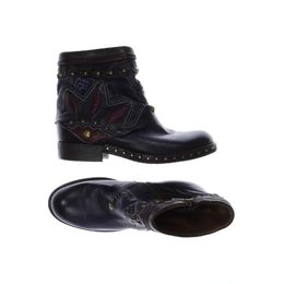 A.S.98 Damen Stiefelette, marineblau, Gr. 37