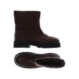 Shabbies Amsterdam Damen Stiefelette, braun, Gr. 37