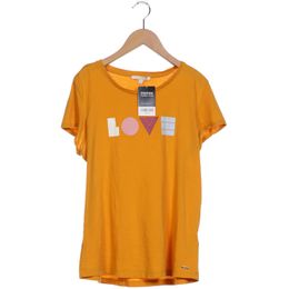 Tom Tailor Denim Damen T-Shirt, orange, Gr. 44