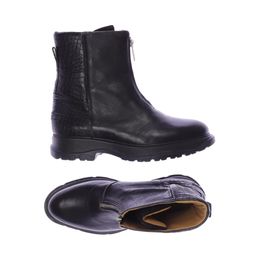 Shabbies Amsterdam Damen Stiefelette, schwarz, Gr. 40