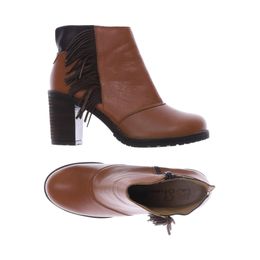 La Shoe Damen Stiefelette, braun, Gr. 41