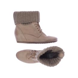 Caprice Damen Stiefelette, beige, Gr. 38