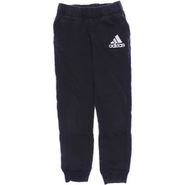 Adidas Herren Stoffhose, schwarz, Gr. 140