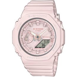 Chronograph Casio G-SHOCK "GMA-S2100BA-4AER" Armbanduhren rosa (hellrosa) Damen Quarzuhr, Armbanduhr, Damen, Herren, digital, bis 20 bar wasserdicht