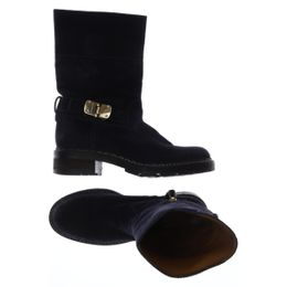 Emporio Armani Damen Stiefel, marineblau, Gr. 37