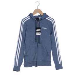 Adidas Damen Kapuzenpullover, blau, Gr. 34