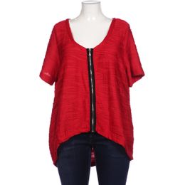 Ulla Popken Damen Bluse, rot, Gr. 50