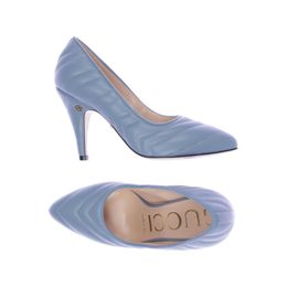 Gucci Damen Pumps, blau, Gr. 35