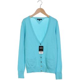 Tommy Hilfiger Damen Strickjacke, blau, Gr. 38