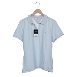 Tommy Hilfiger Damen Poloshirt, hellblau, Gr. 46