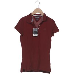 Tommy Hilfiger Damen Poloshirt, bordeaux, Gr. 34