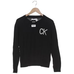 Calvin Klein Jeans Damen Pullover, schwarz, Gr. 38