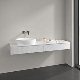 Villeroy & Boch Villeroy und Boch Antao Waschtisch-Unterschrank K15110GF 160x19x50cm, Waschbeckenplattenfarbe Lack, glossy white lacquer