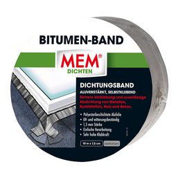 MEM Bitumen-Band alufarben, 10 m, 7,5 cm