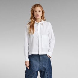 G-Star Raw Boxy Hemd - Weiß - Damen