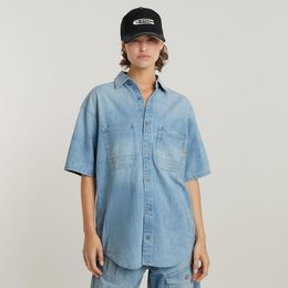 G-Star Raw Relaxed Venture Hemd - Hellblau - Damen