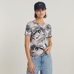 G-Star Raw Palm Tree Allover Top - Mehrfarbig - Damen