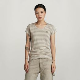 G-Star Raw Stripe Eyben Slim V-Neck Top 2.0 - Mehrfarbig - Damen