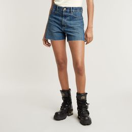 G-Star Raw High Shorts Split - Mittelblau - Damen