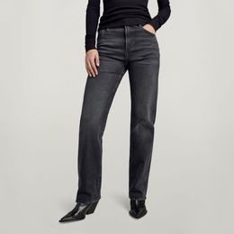 G-Star Raw Viktoria High Straight Jeans - Schwarz - Damen